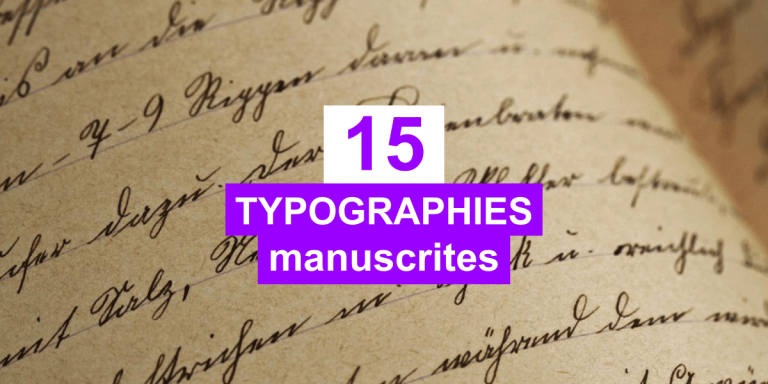 15 typographies manuscrites gratuites - Blog Tuto.com