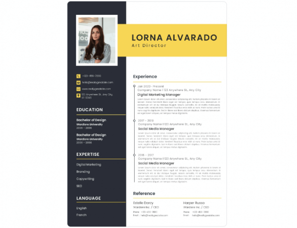 15 Meilleurs Modèles de CV Gratuits sur Canva - Blog Tuto.com