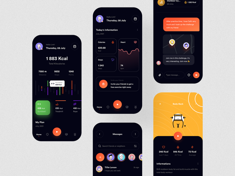14 Templates UI/UX Gratuits Pour Application Mobile - Blog Tuto.com