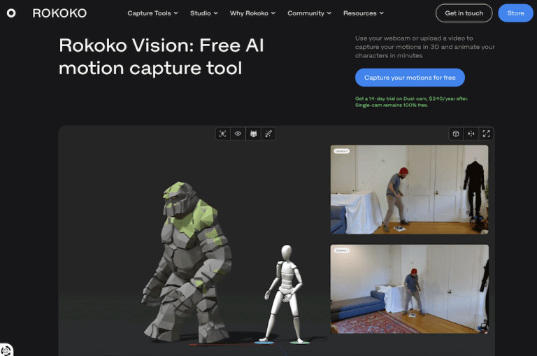 9 Outils Gratuits de Motion Capture - Blog Tuto.com