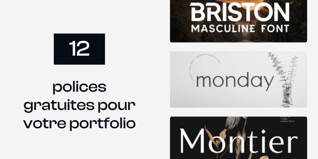 12 polices gratuites pour votre portfolio - Blog Tuto.com