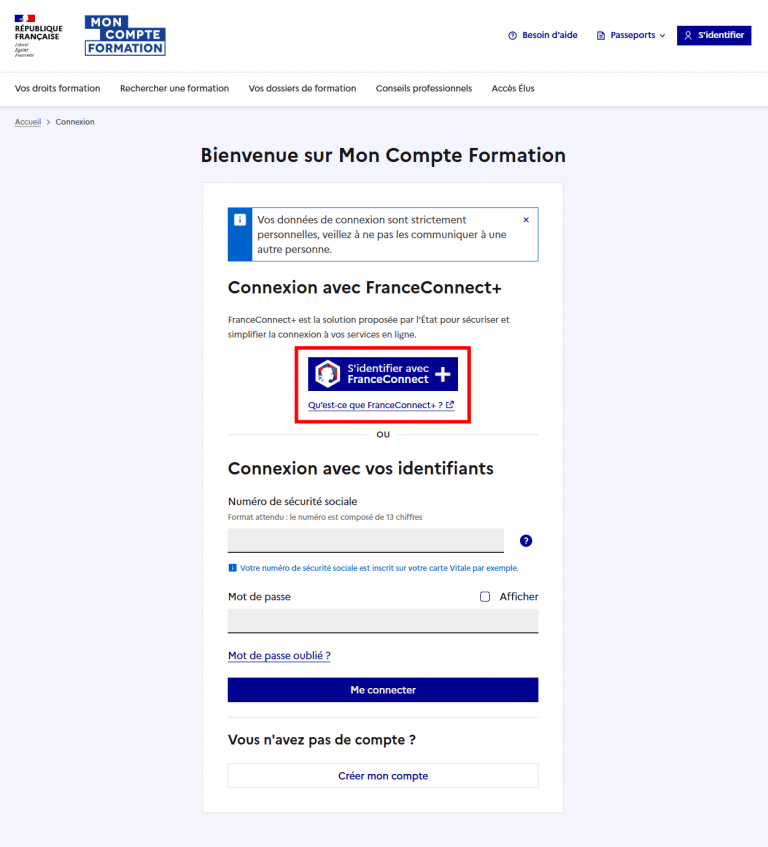 Comment créer un compte CPF (Mon Compte Formation)