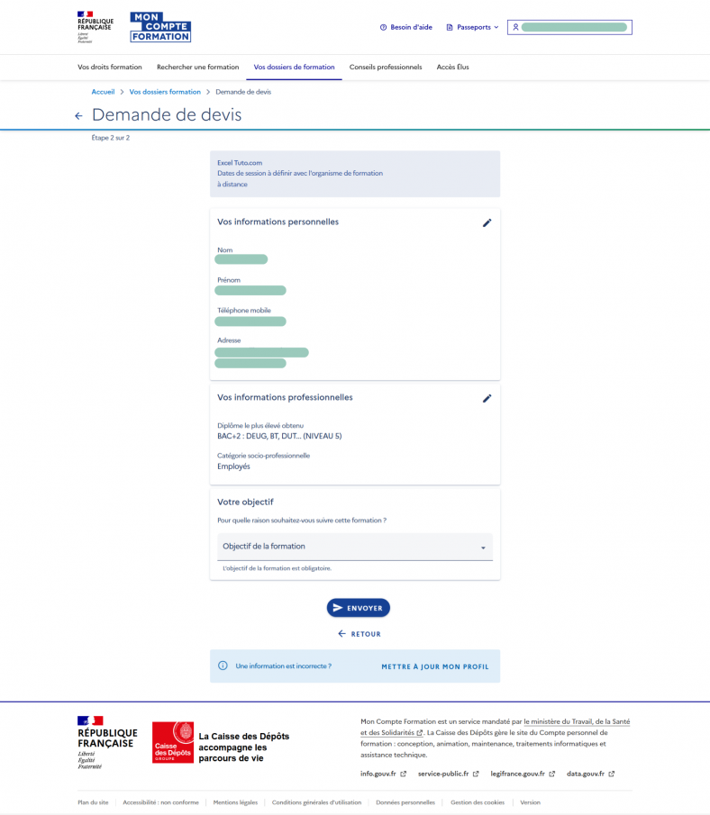 Comment fonctionne le reste à charge CPF ? - Blog Tuto.com