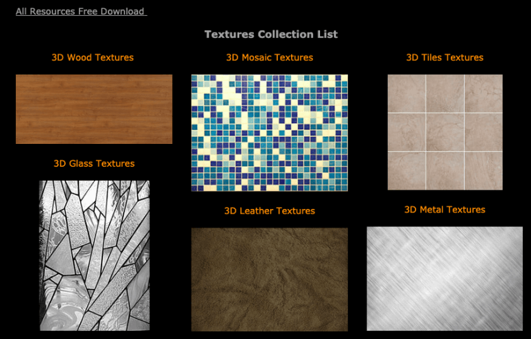 15 sites pour trouver des textures 3D gratuites - Blog Tuto.com