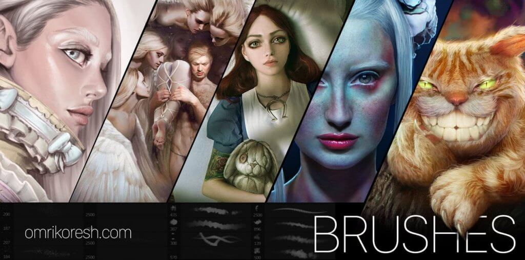 Digital Painting : 26 packs de brushes Photoshop gratuits au top