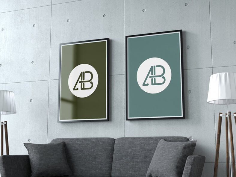 28 mockups de posters gratuits pour mettre en valeur vos affiches