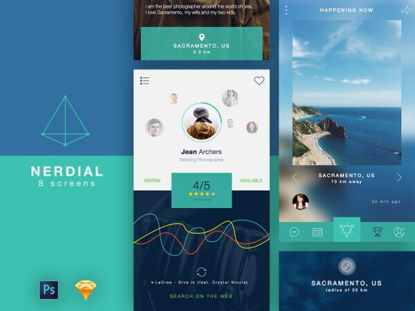 Interfaces mobiles : 25 packs de templates gratuits à exploiter - Blog ...