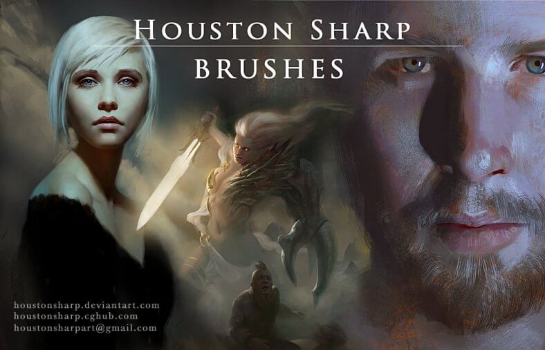Digital Painting : 26 packs de brushes Photoshop gratuits au top