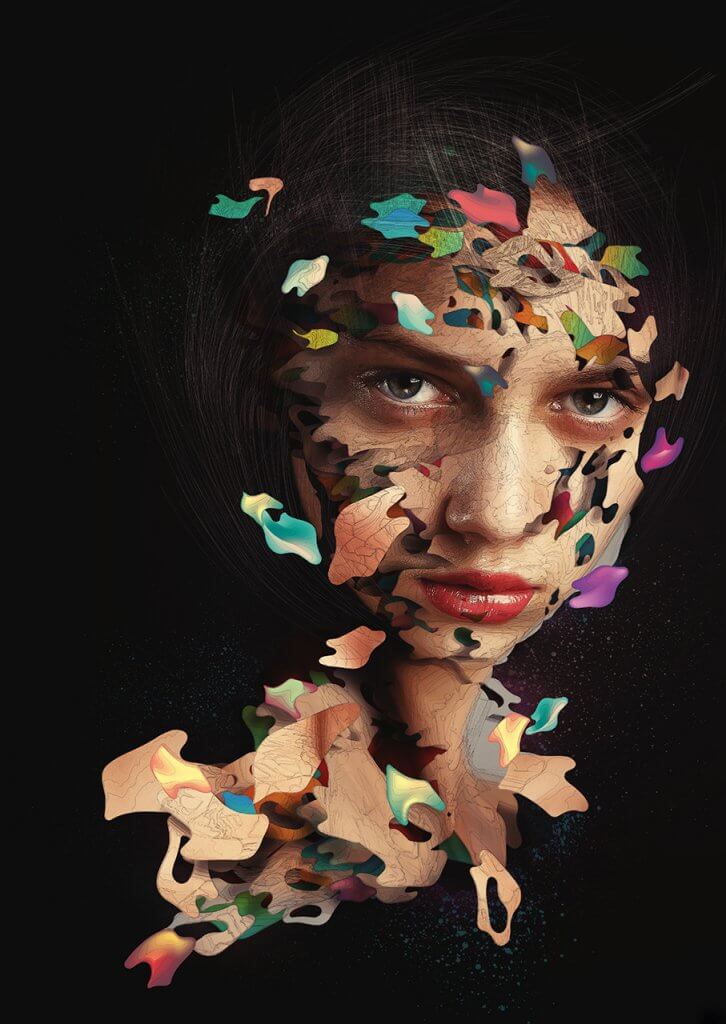 Les étonnants portraits décomposés d'Alberto Seveso - Blog Tuto.com