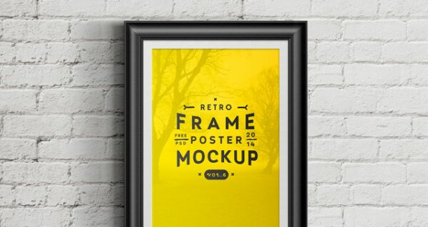 28 mockups de posters gratuits pour mettre en valeur vos affiches