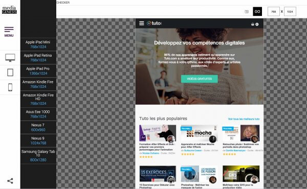 6 outils gratuits pour tester un site web responsive - Blog Tuto.com