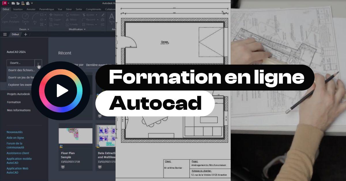 Formation AutoCAD CPF - Apprenez AutoCAD avec un financement CPF